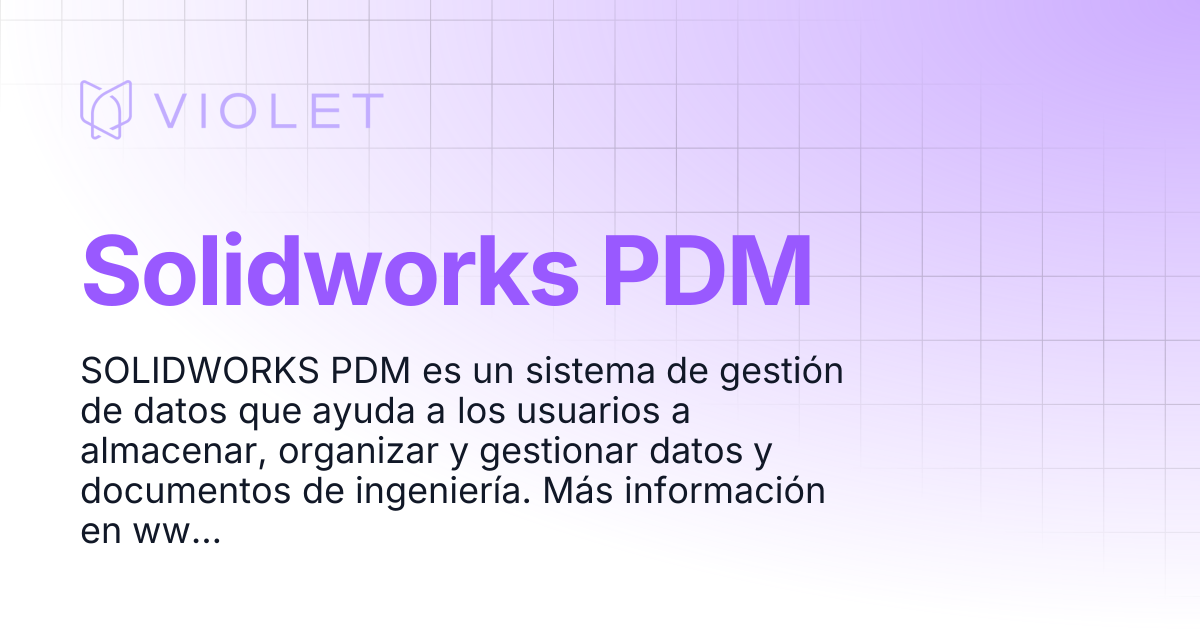Solidworks PDM | VIOLET