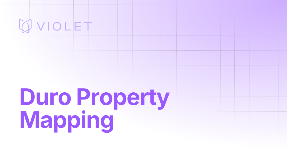 Duro Property Mapping | VIOLET