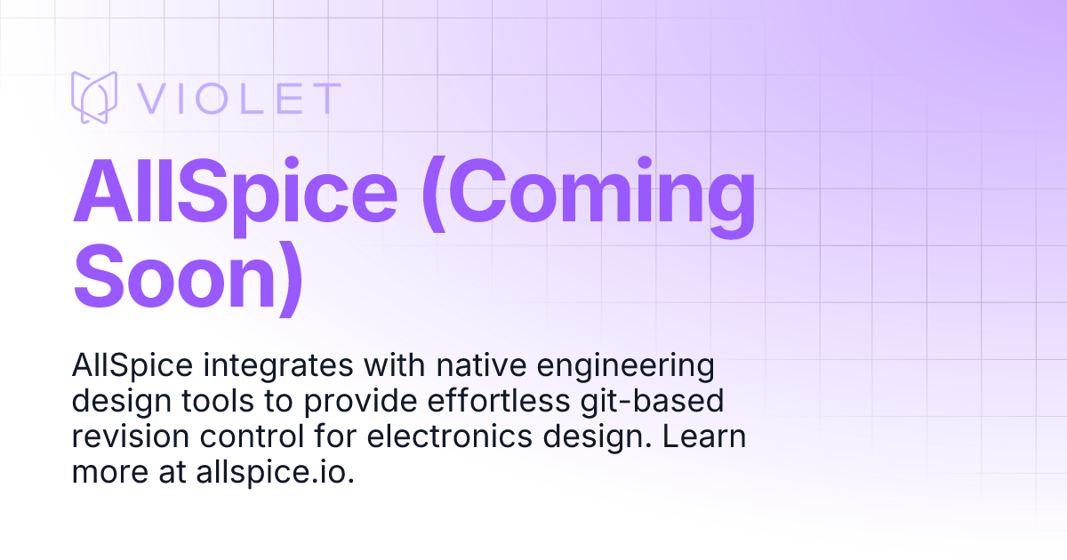 AllSpice (Coming Soon) | VIOLET