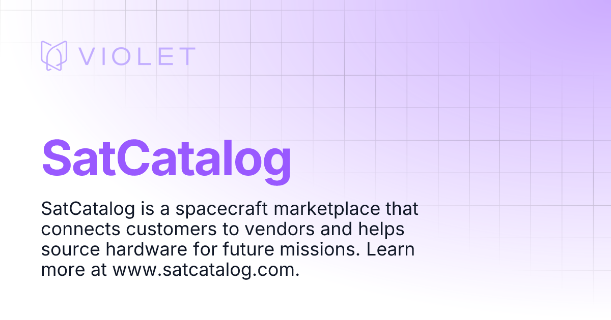 SatCatalog | VIOLET