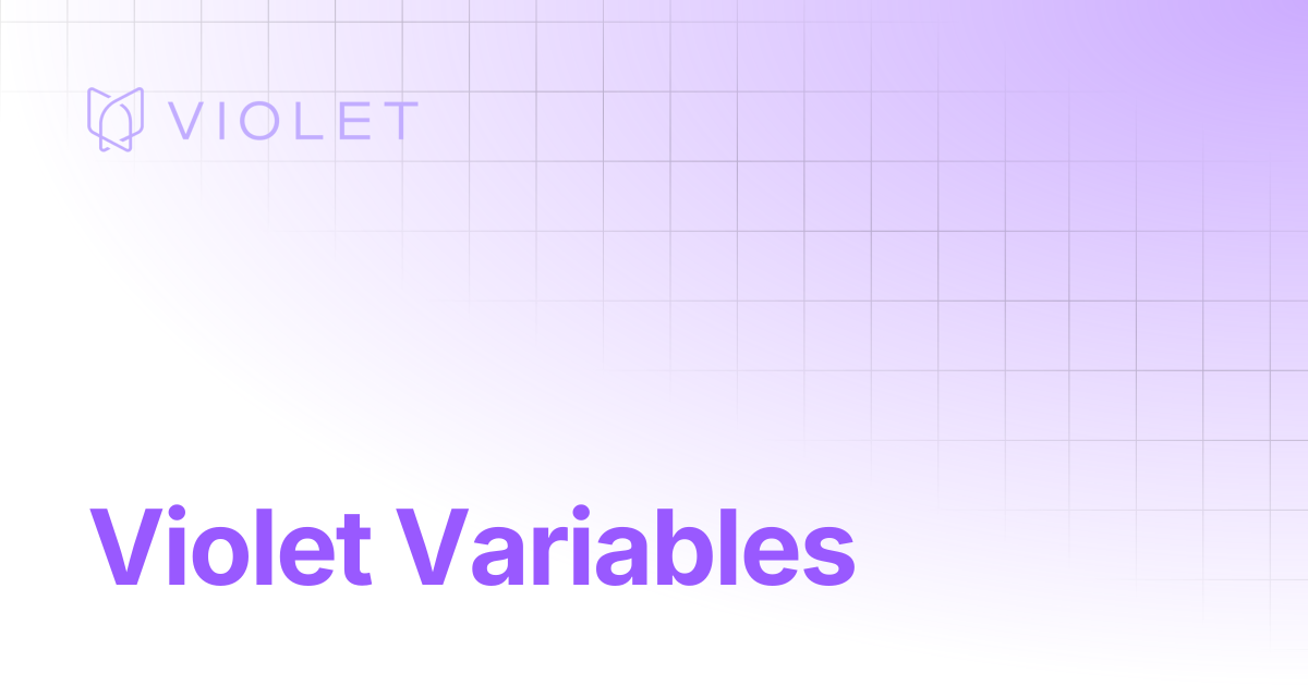 Violet Variables Violet