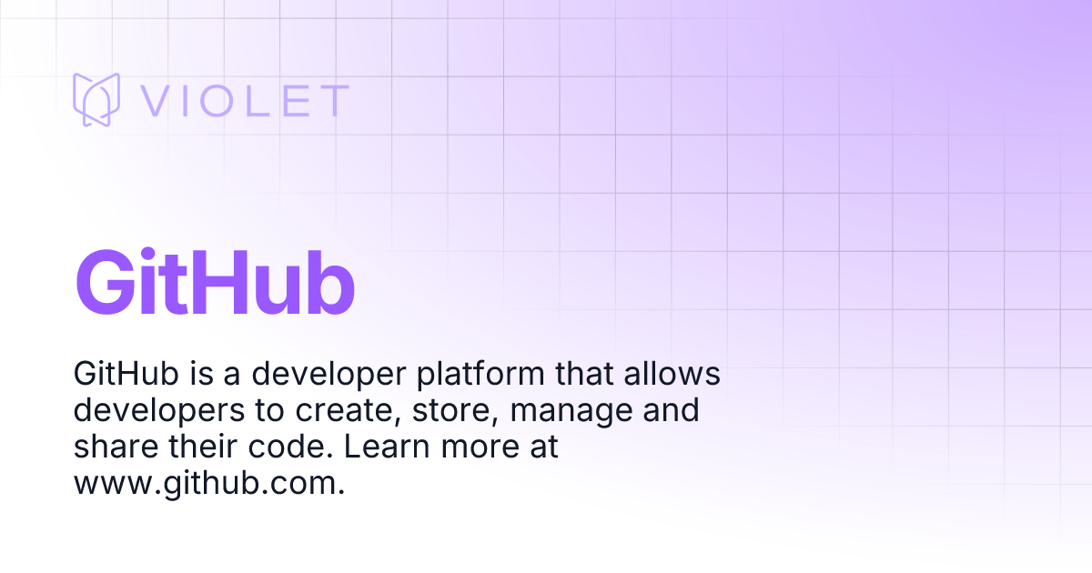 GitHub | VIOLET